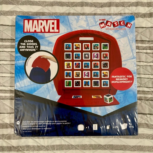 Marvel | Games | Marvel Top Trumps Match The Crazy Cube Matching Board ...